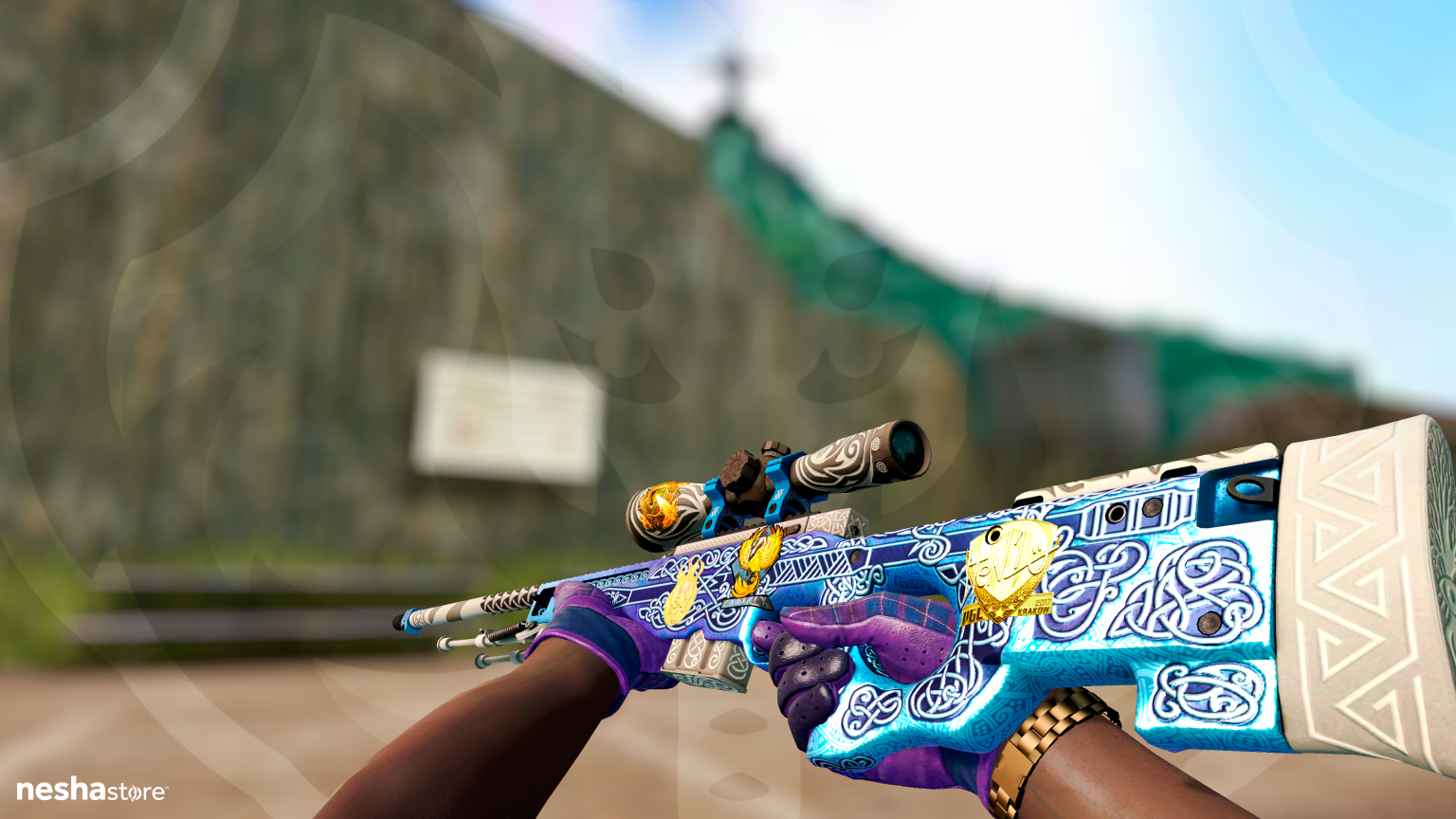 O inventário de skins do Neymar