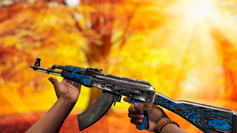 AK 47 Azul Laminado