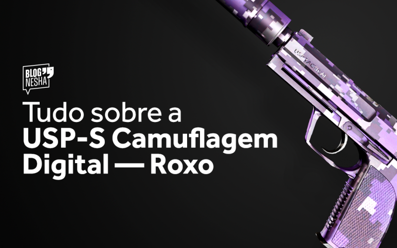 USP-S Camuflagem Digital — Roxo