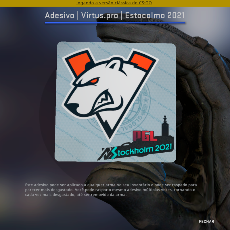 Diferenças dos Stickers no CS2