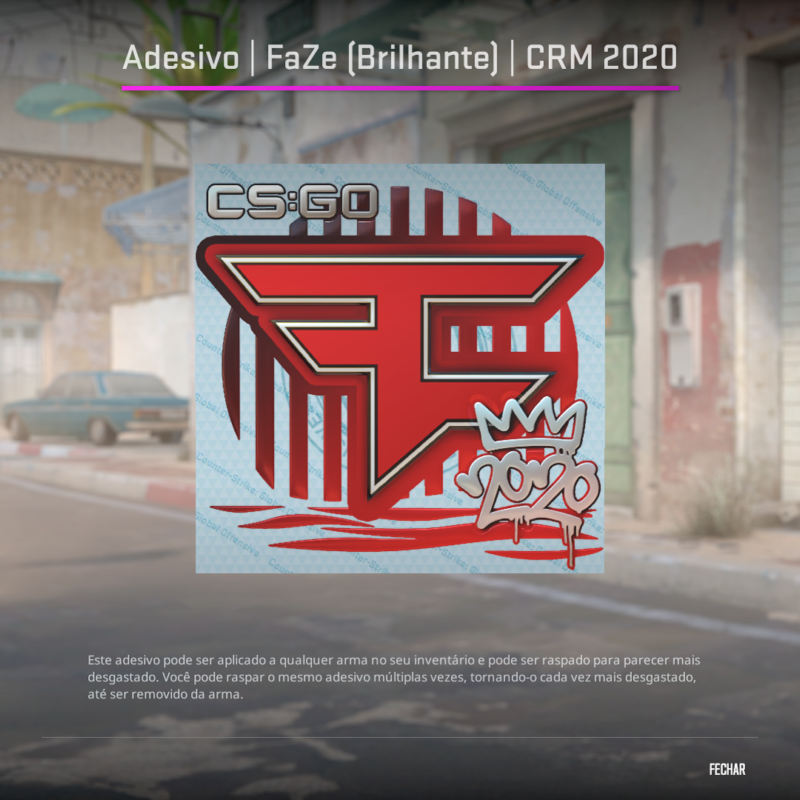 Diferenças dos Stickers no CS2