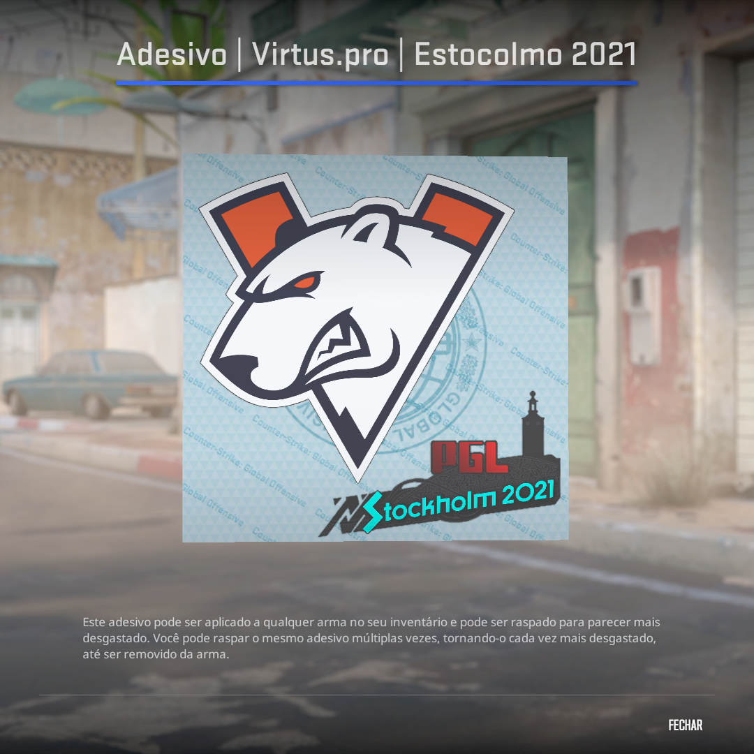 Diferenças dos Stickers no CS2