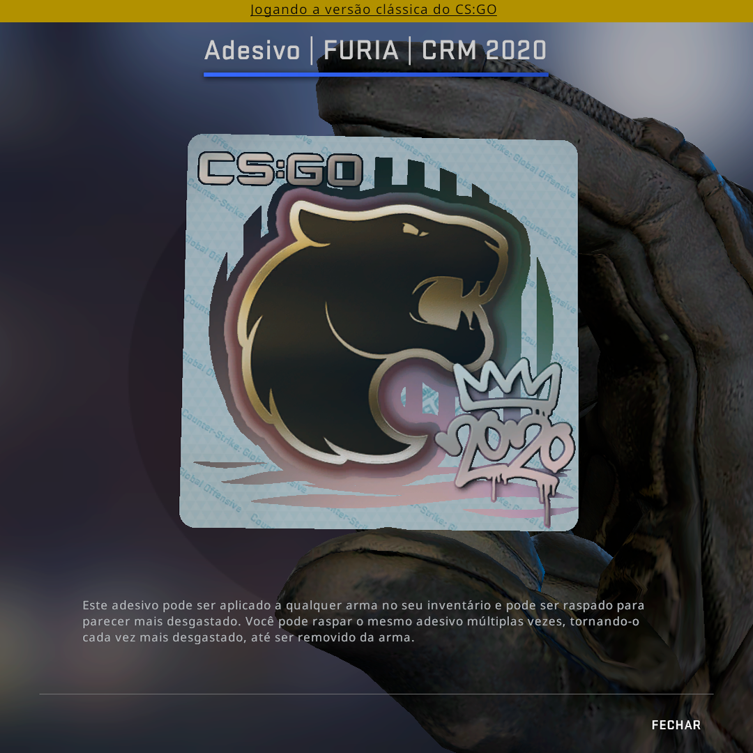 Diferenças dos Stickers no CS2