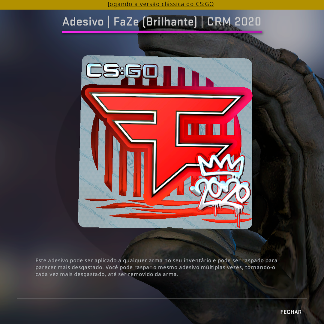 Diferenças dos Stickers no CS2