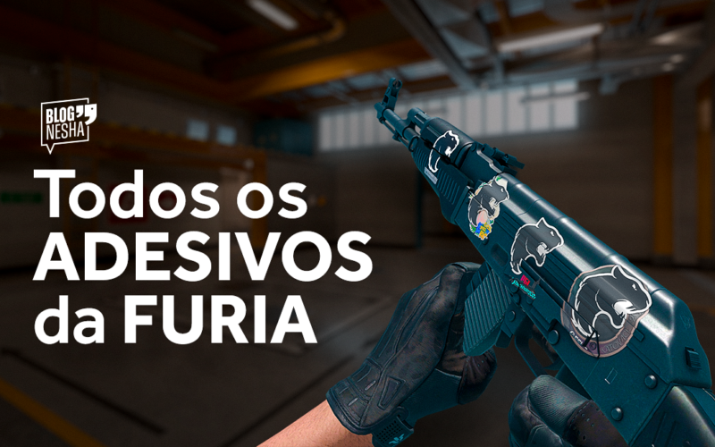 Todos os stickers da FURIA